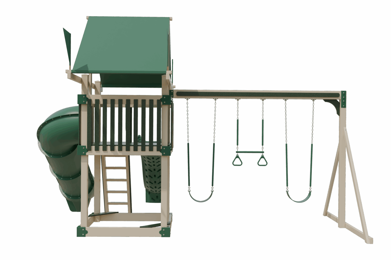 Basecamp 55 RTGO Vinyl Playset - Swing Kingdom