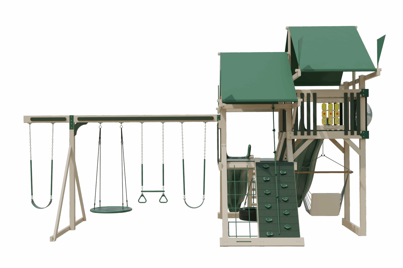 Mega Climber 55 RTGO Vinyl Playset - Swing Kingdom