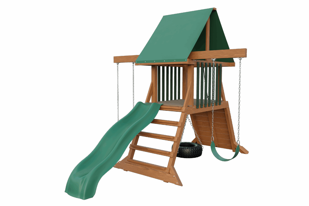 Summit RTGO Wood Playset - Swing Kingdom